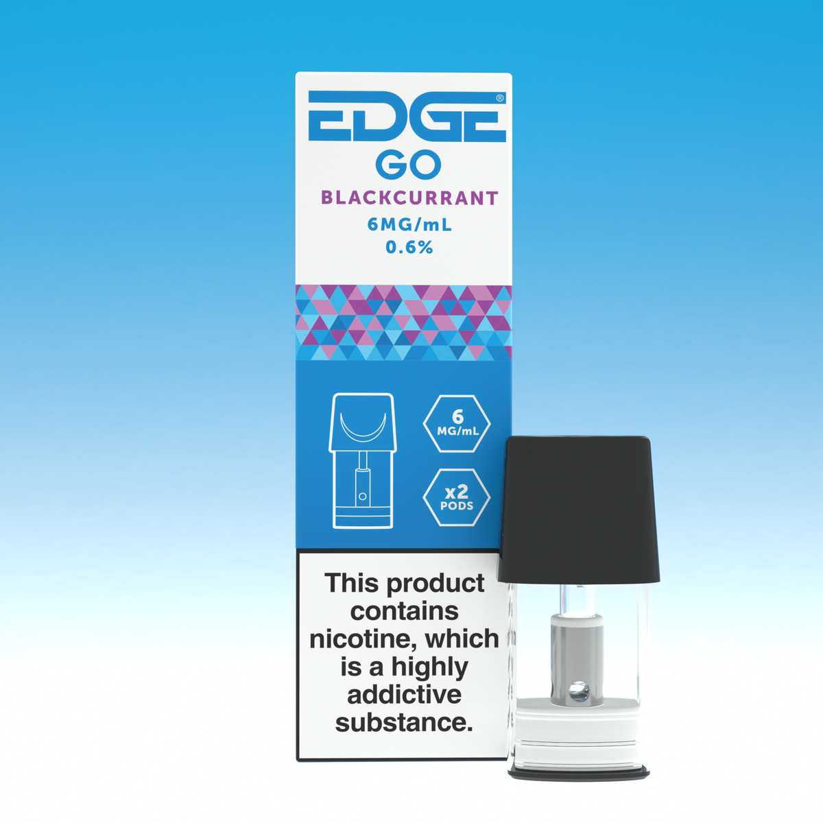 Edge Go Pods - Blackcurrant - Pack of 2 [Discontinued] – NYC EDGE Vaping