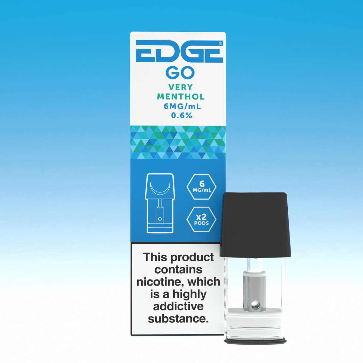 Edge Go Pods - Very Menthol - Pack of 2 – NYC EDGE Vaping
