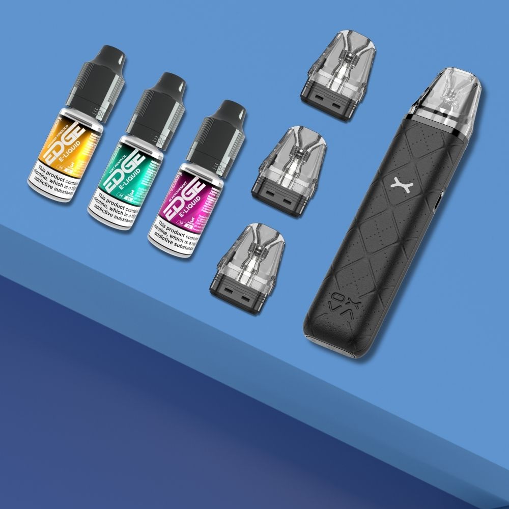 EDGE PRO (OXVA Xlim) Starter Kit - Device, Pods, Charger & 3x Eliquids ...